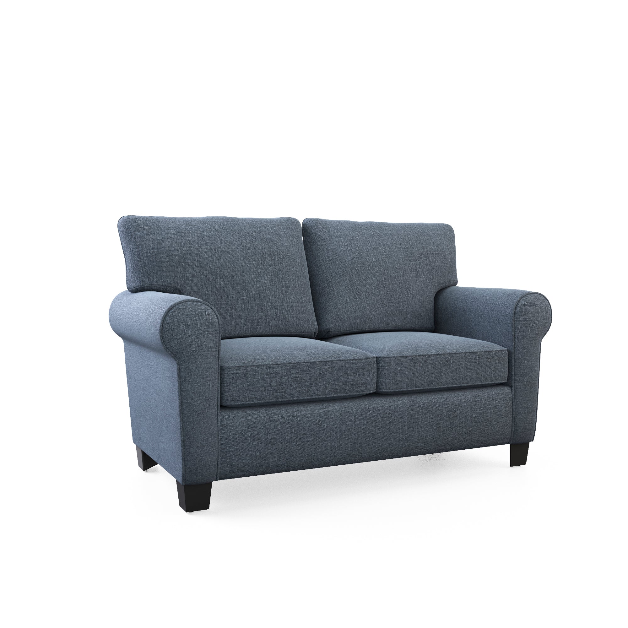 Willow Upholstered Traditional Rolled Arm Loveseat – Edenbrook