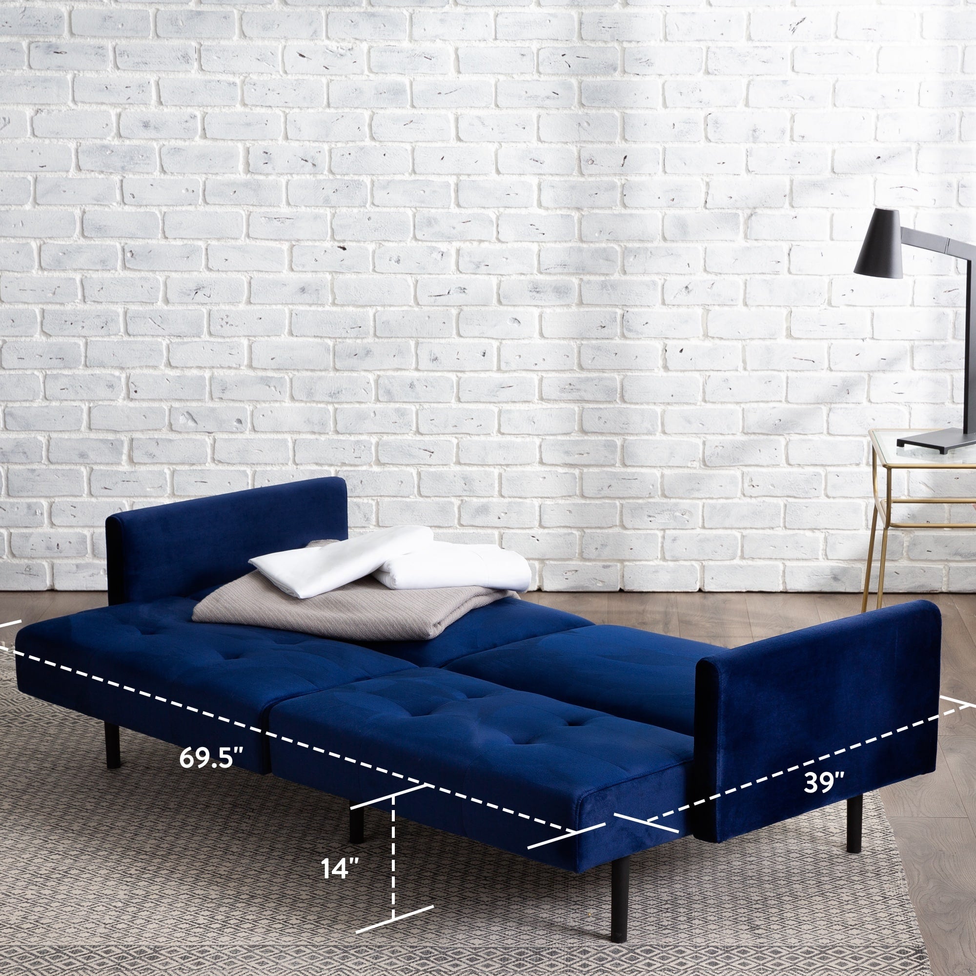 Gilman Standard Futon With Arms – Edenbrook